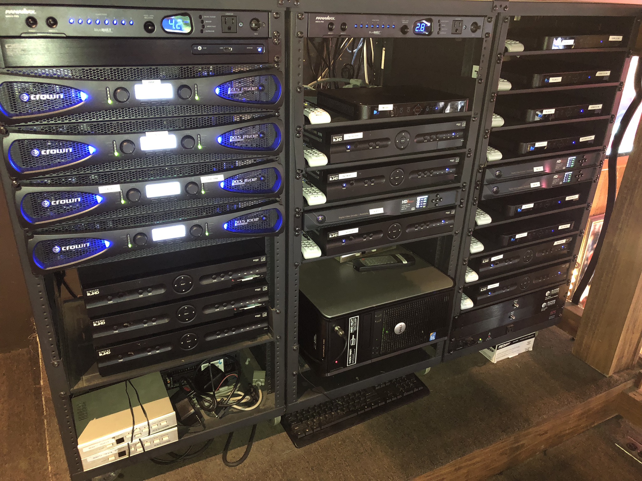 Commercial Sound, Satellite TV, Security Cameras, Video.